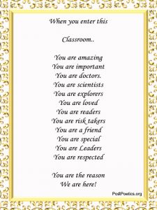 Last Days of School Poems | Worksheets | Post Poetics