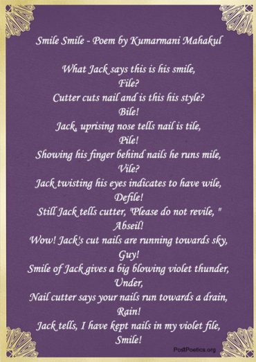 Beautiful Smile Poems To Make Her / Him Smile & Laughter