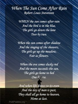 Happy Rain Poems That Rhyme | Poems About Rain And Love