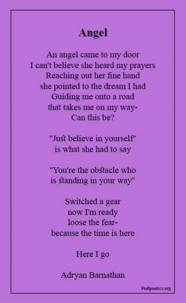 Top 10 Angel Poems | Sweet Dreams My Angel Poem