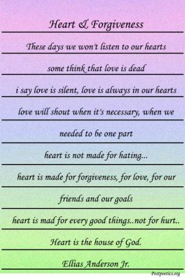 Top Forgiveness Poems that will Change Ur Outlook on Life