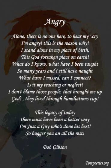 Top 20 Angry Poems | Poems About Hate And Anger