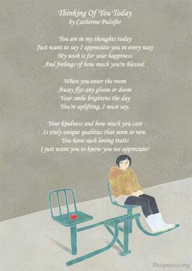 15 Short Thinking of You Poems, Messages for Him / Her