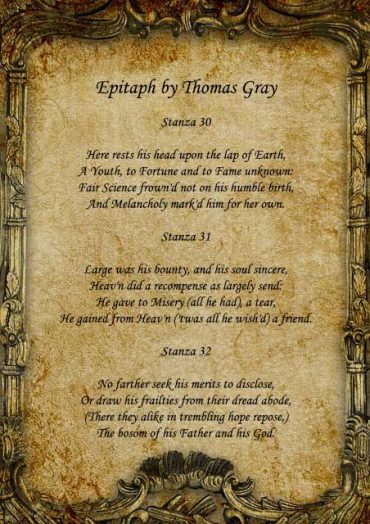 6 Famous Epitaph Poems Quote Examples