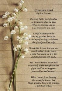 16 Funeral Poems for Grandma | Tribute To Grandmother