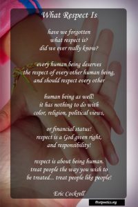 Short Poems About Respect, Love, Kindness & Loyalty