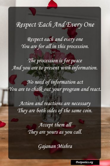 Short Poems About Respect, Love, Kindness & Loyalty