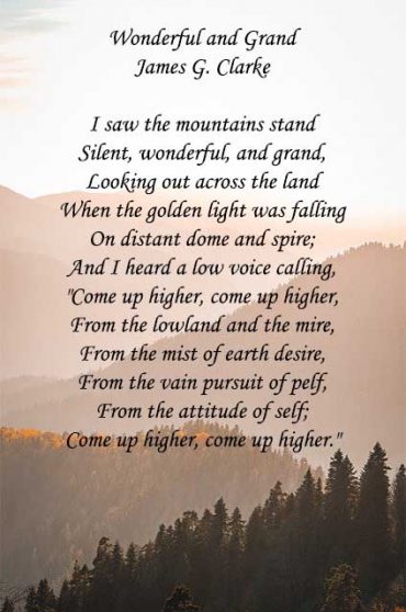 10 Short Poems About Mountains Love That Rhyme