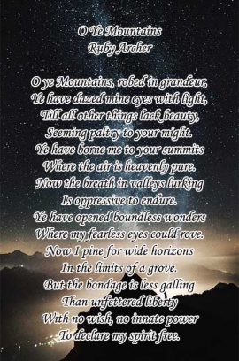 10 Short Poems About Mountains Love That Rhyme