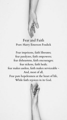 Faith Over Fear Poems, Messages