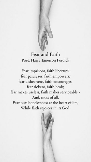 Faith Over Fear Poems, Messages