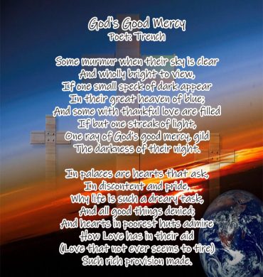 10 Best God's Mercy Poems