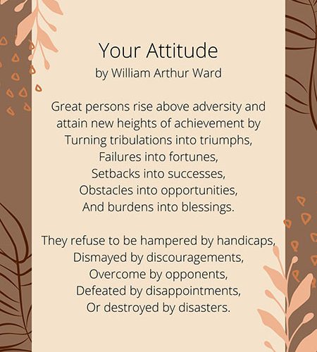 Encouraging Poems | Post Poetics